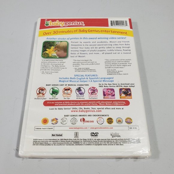 Media | Baby Genius Mozart Friends Sleepytime Dvd | Poshmark